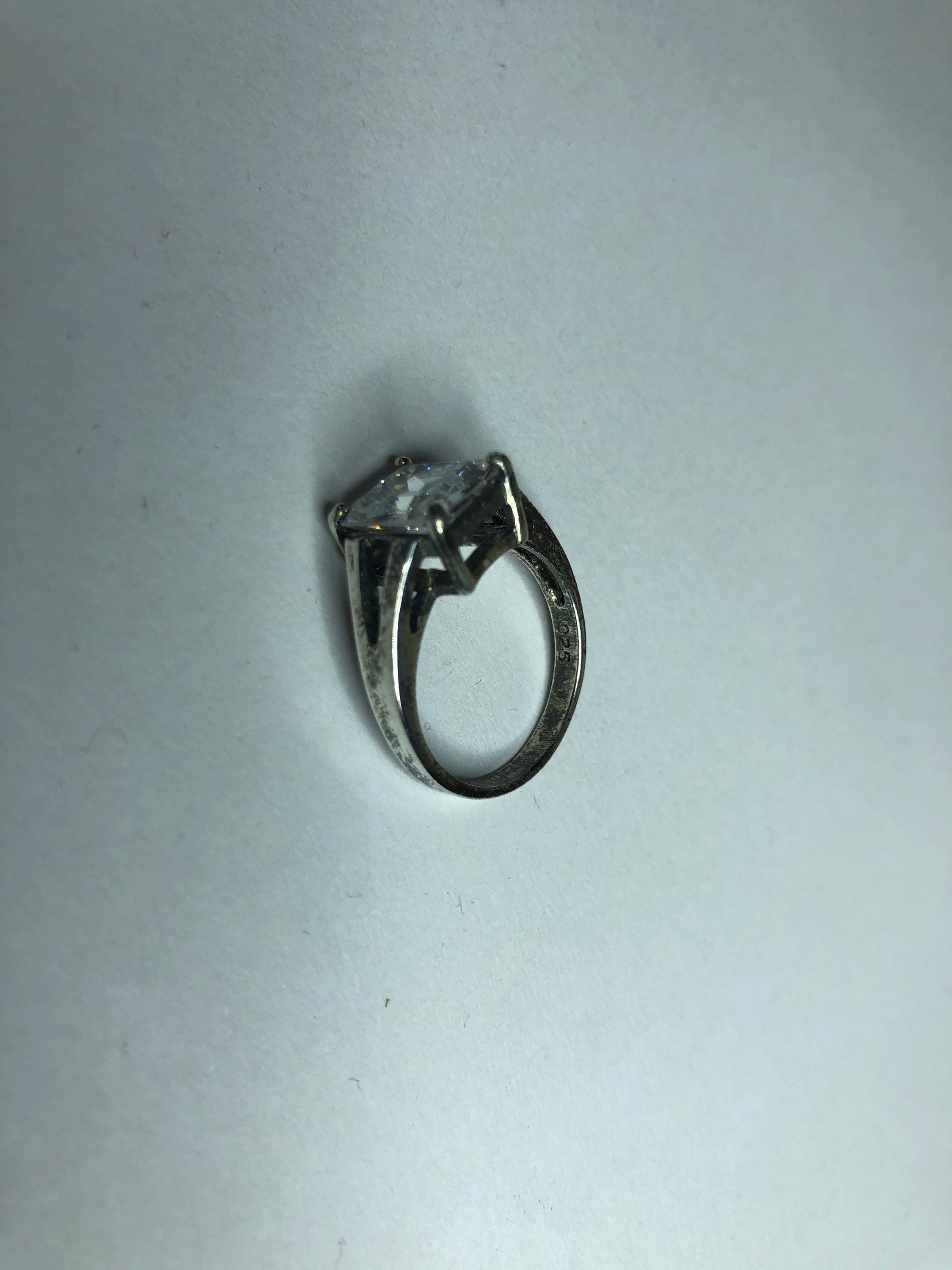 CZ 925 Size 7 Ring Vintage Avon - Etsy