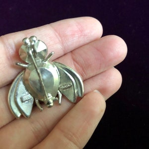 Vintage Avon BW Bug With Red and Pink Rhinestones, and Yellow and ...