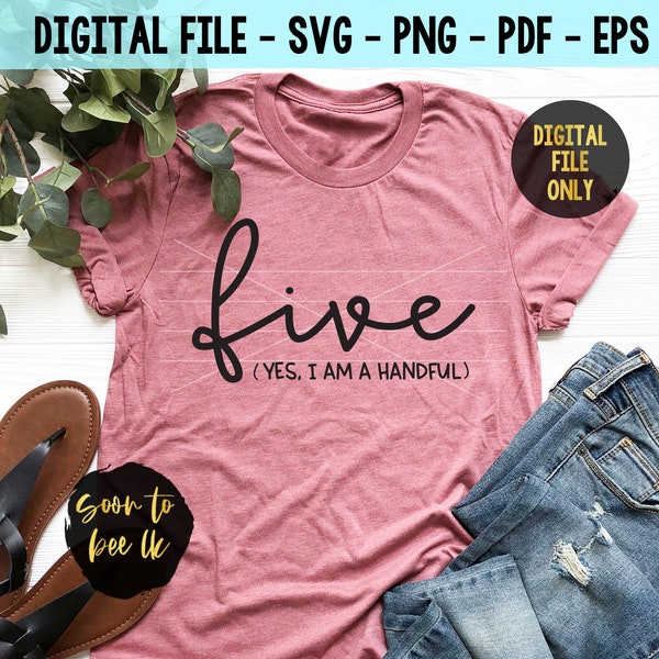 I'm a Handful Svg - Etsy