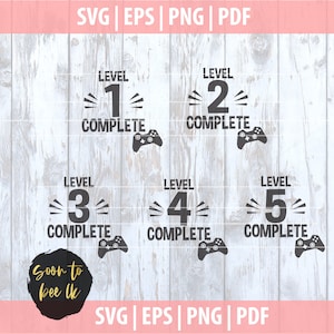 5th Birthday SVG, 2nd Birthday SVG Bundle, Silhouette, Cricut, Level ...