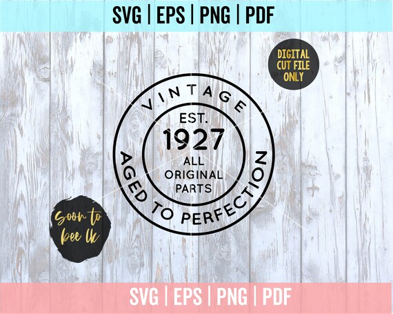 95th SVG 95 Birthday SVG Cut File Vintage 95th Svg All | Etsy