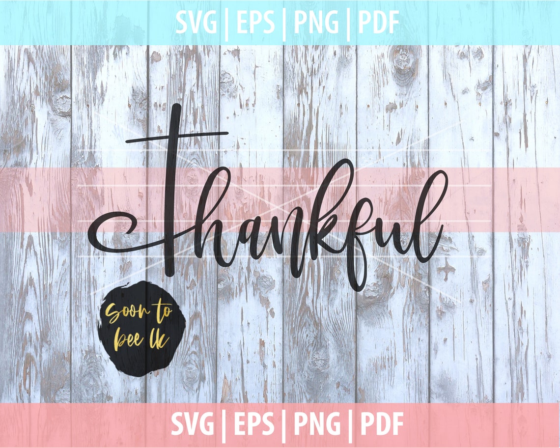 Thankful SVG Cut Files Thankful Shirt SVG Cross Svg | Etsy