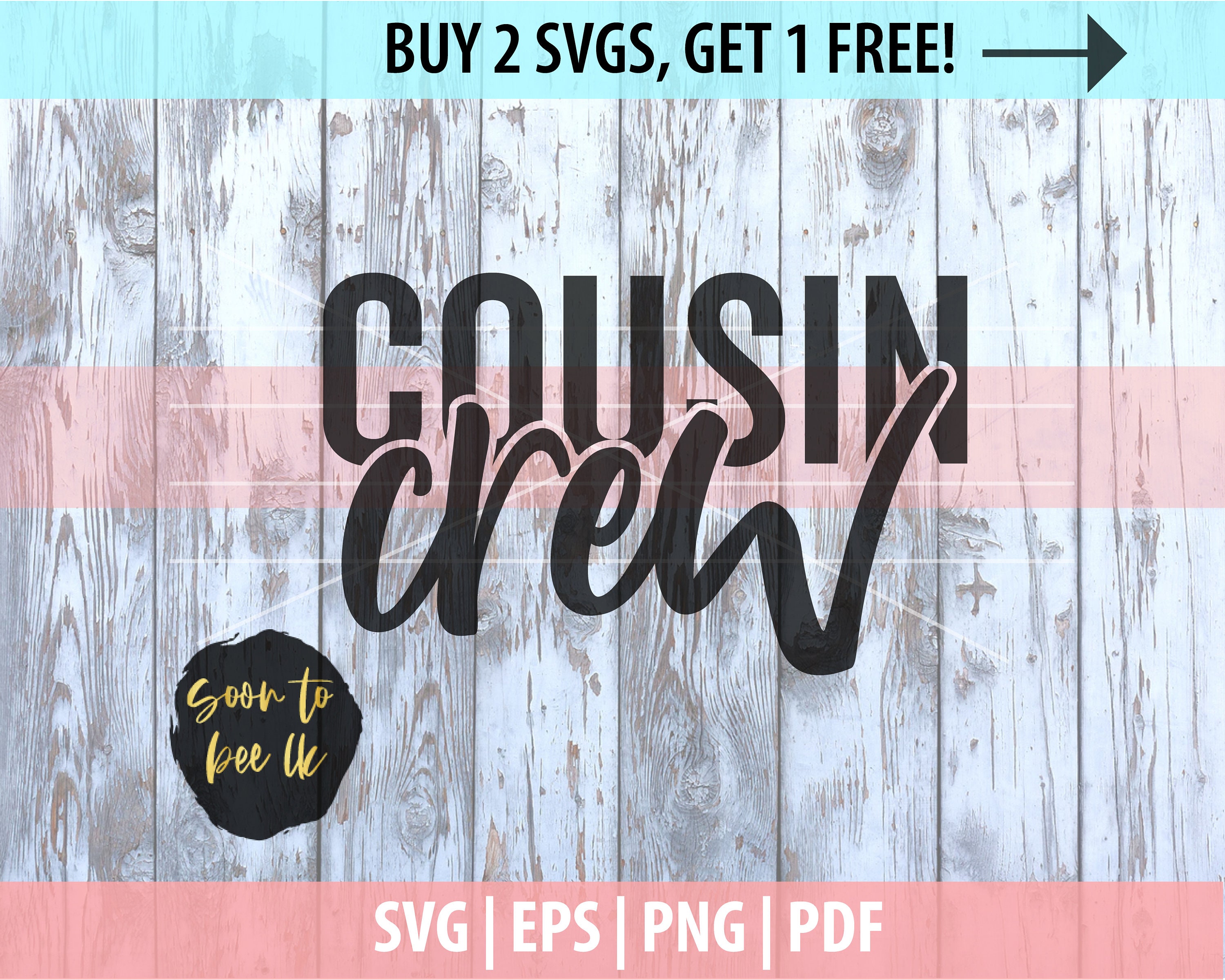Cousin Crew SVG Cousin Svg Family SVG Cut Files Cousin | Etsy