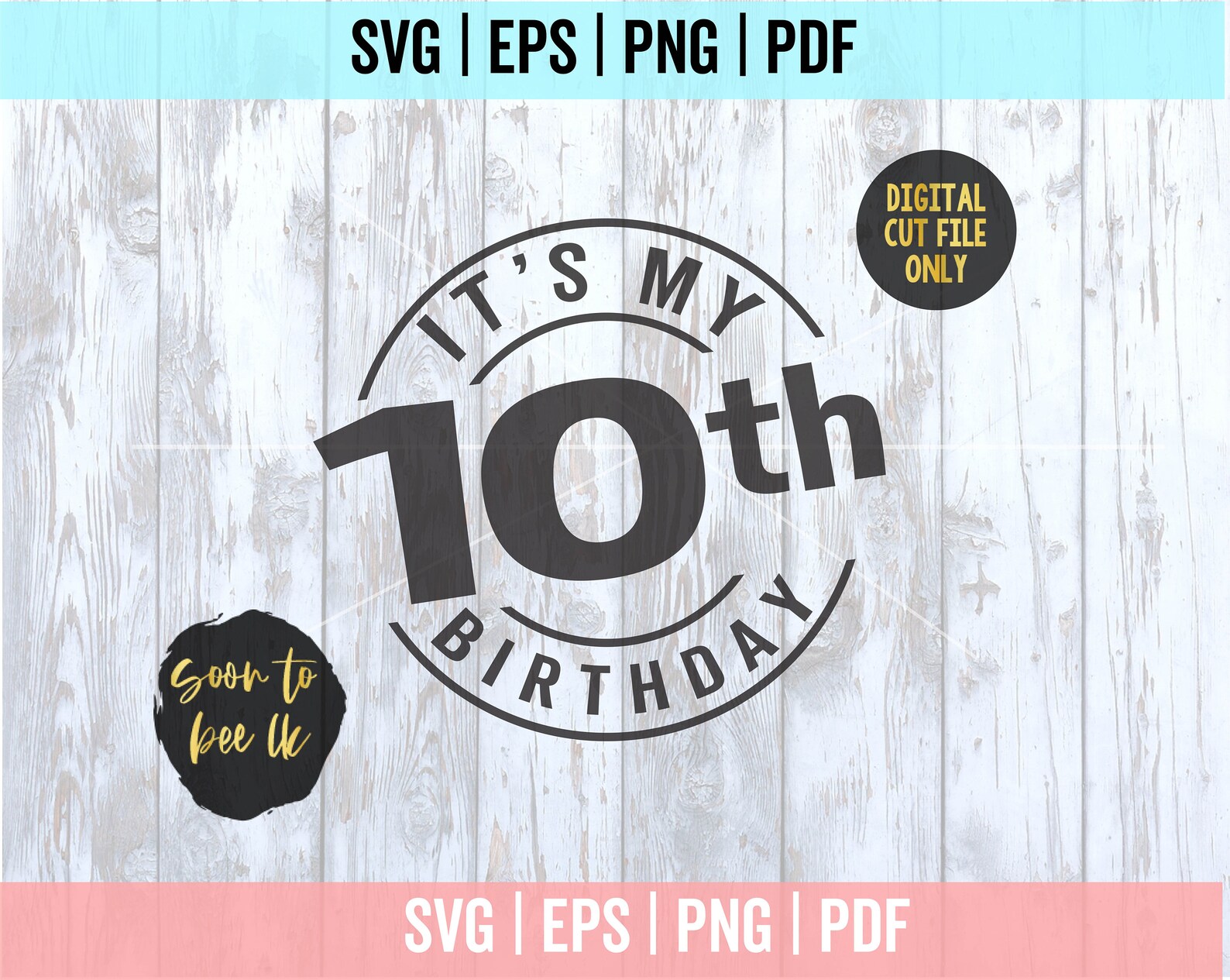 10 SVG 10th Birthday Svg 10 Svg 10th Birthday Shirt Svg - Etsy