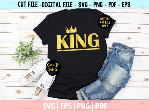 King SVG King Silhouette King Cricut SVG Files for Cricut - Etsy
