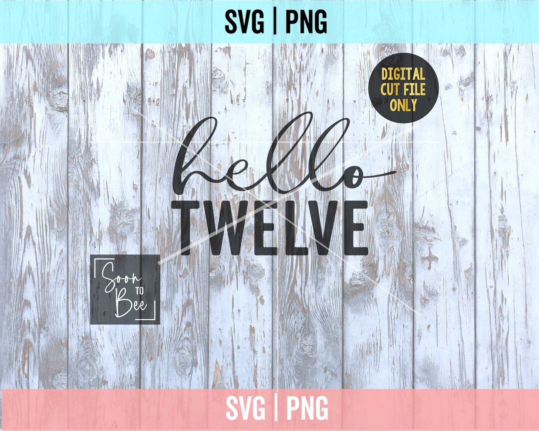 12th Birthday, 12th Birthday Shirt SVG, 12th Birthday SVG, Twelfth ...