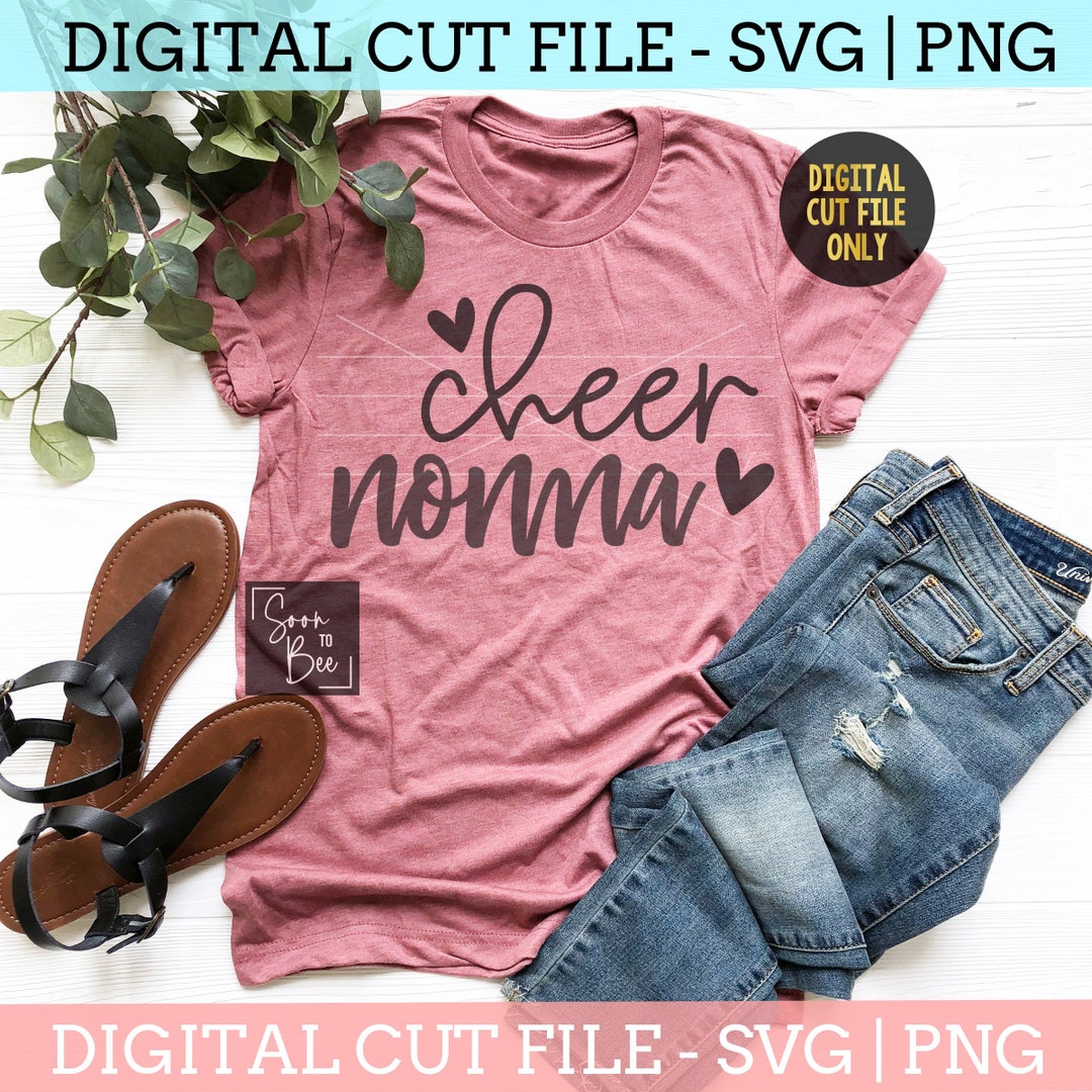 Cheer SVG, Cheer Nonna Svg , Nonna Svg, Cheerleader Svg, Cheer Mama Svg ...