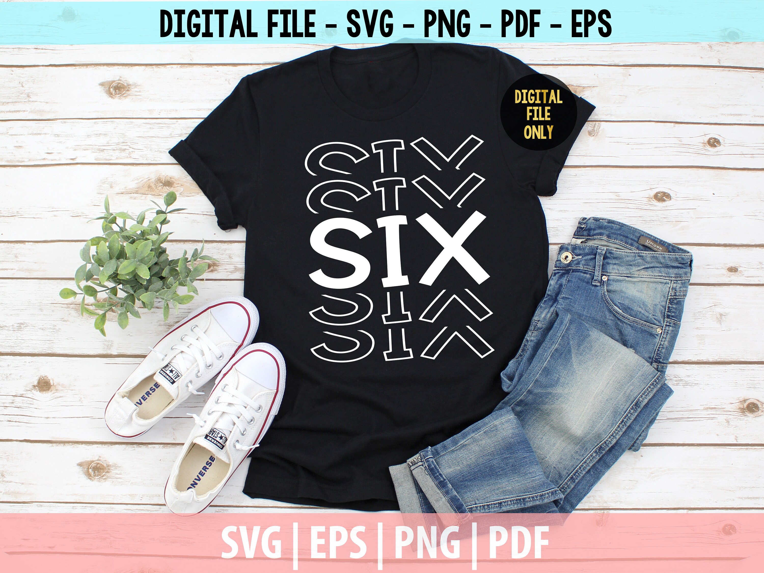 6th Birthday Svg Six SVG 6th Birthday Girl Svg 6th Birthday - Etsy Canada