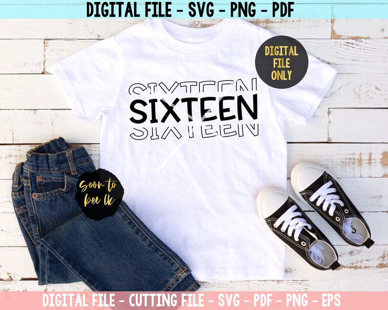 16 Svg 16th SVG Sixteen Svg Turning Sweet Sixteen Svg - Etsy