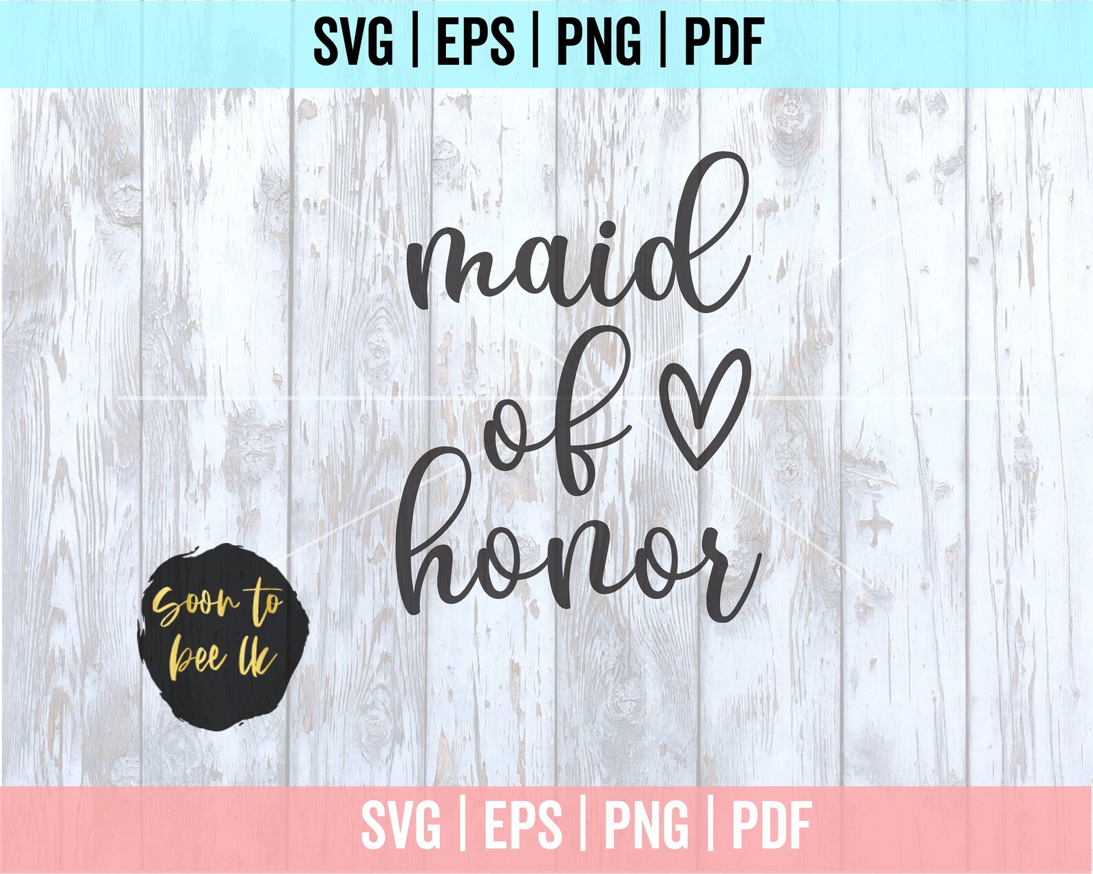 Maid of Honor Shirt SVG Bridal Party SVG Maid of Honor SVG - Etsy