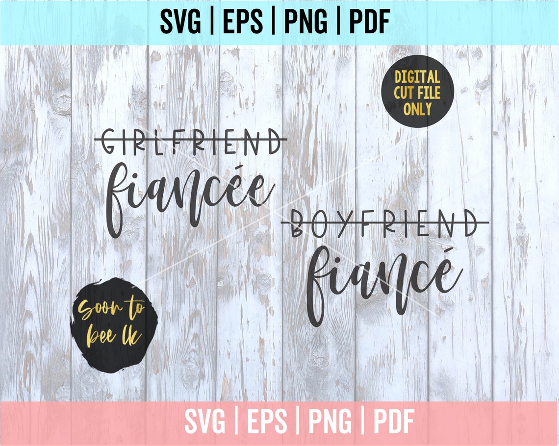 Girlfriend Fiancee Svg Finance Boyfriend Svg Engage Svg - Etsy