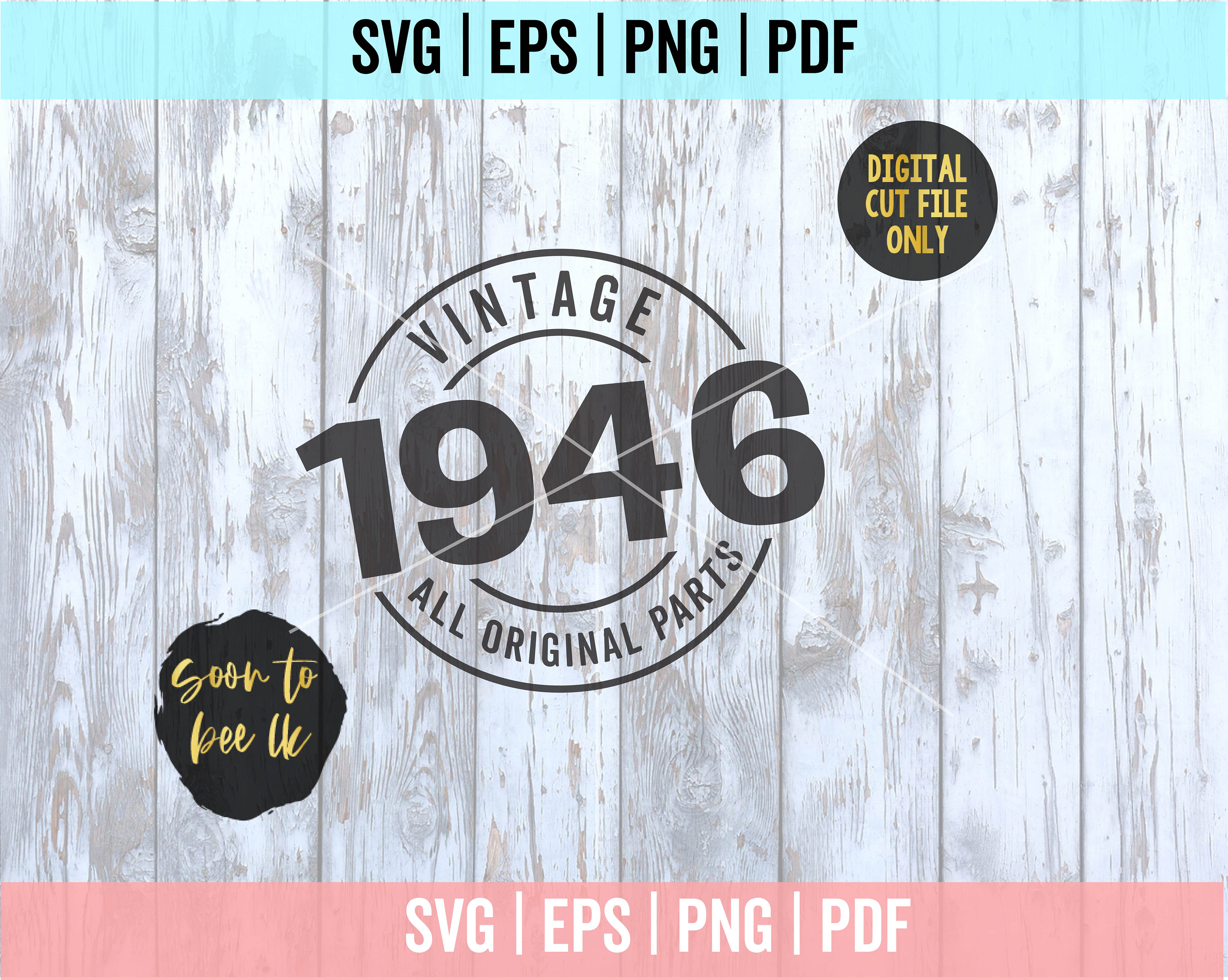 1946 Birthday SVG 1946 Svg Birthday Svg Birthday SVG - Etsy Canada