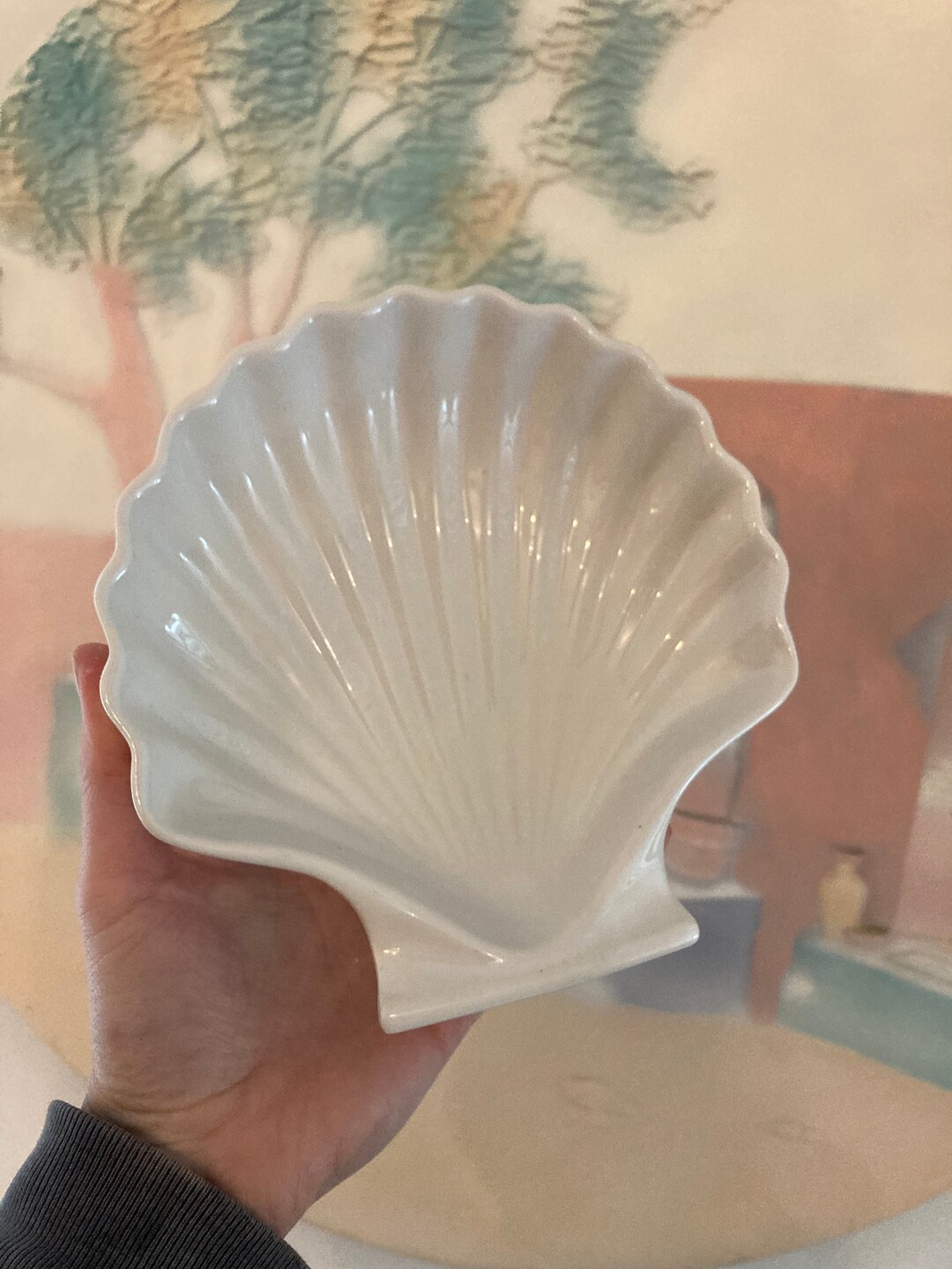 Vintage Shell Dish - Etsy