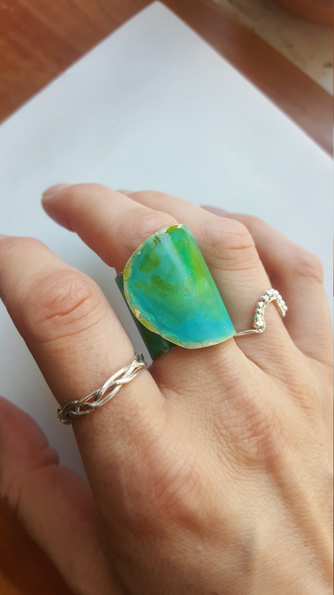 Patina Ring Wrap - Etsy