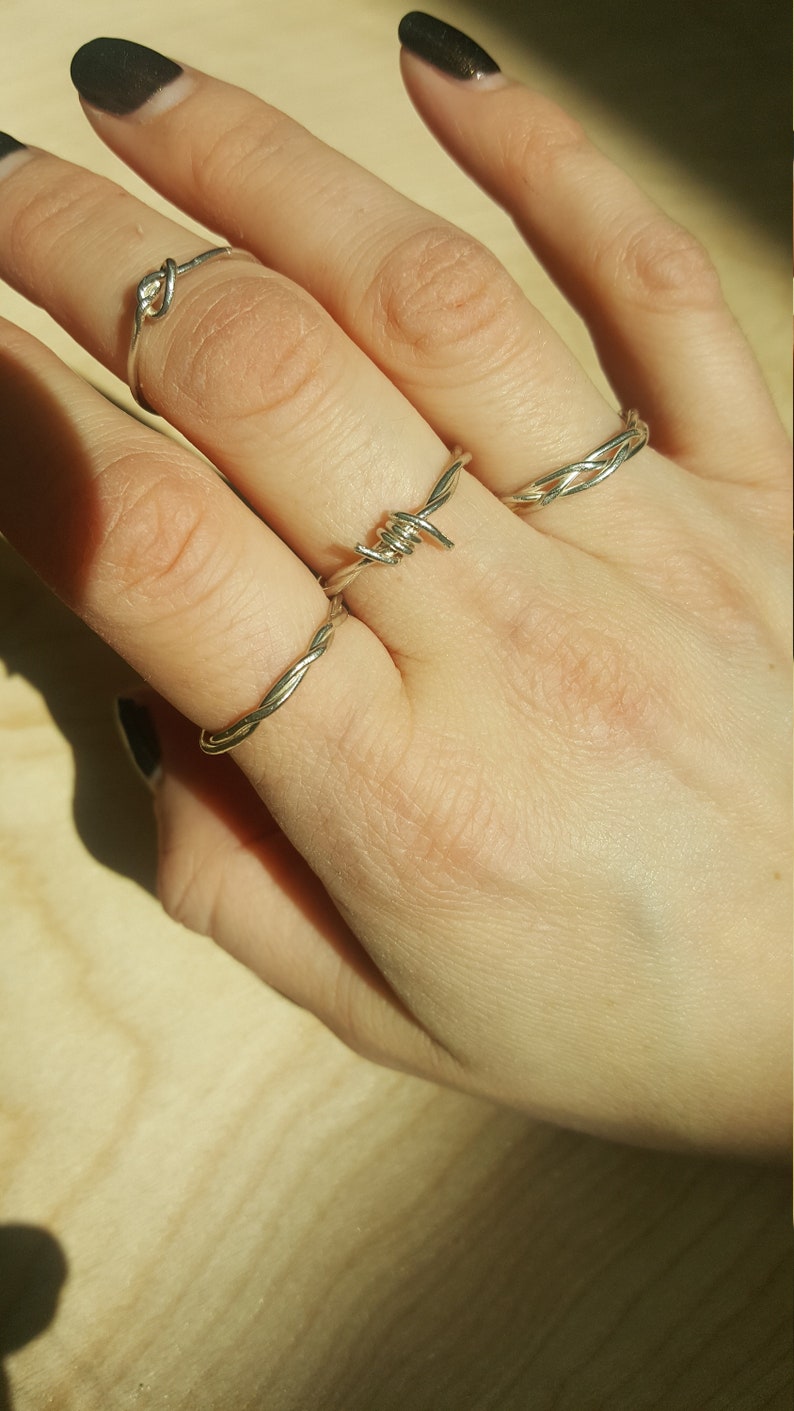 Barbed Wire Ring - Etsy
