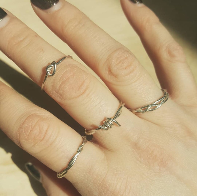 Barbed Wire Ring - Etsy