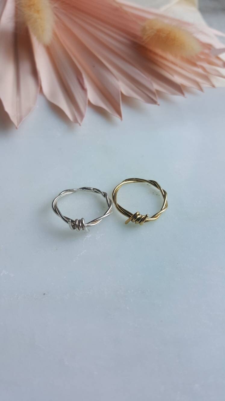Barbed Wire Ring | Etsy