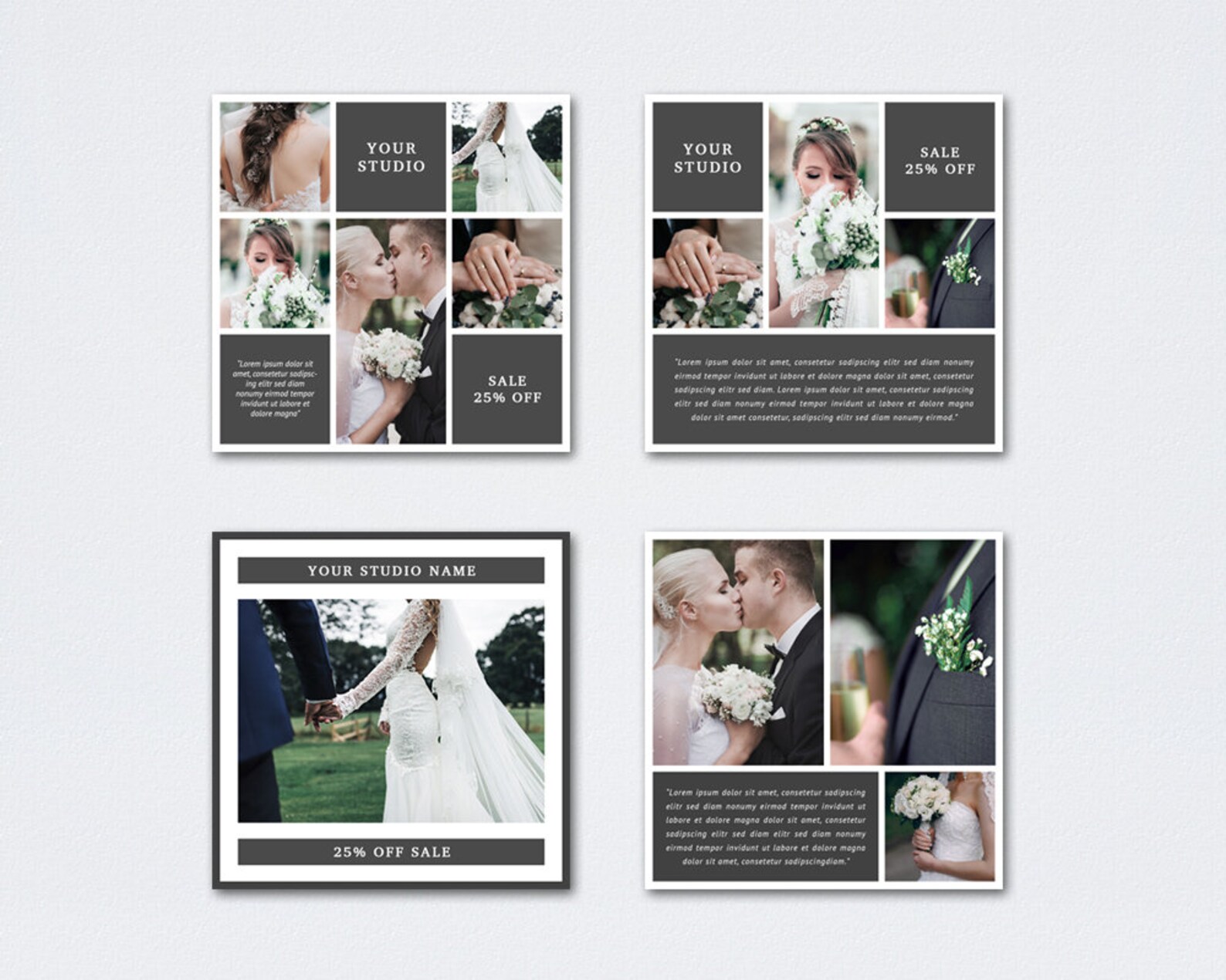 Social Media Templates Set 001 - 1080px X 1080px - Instagram Template ...