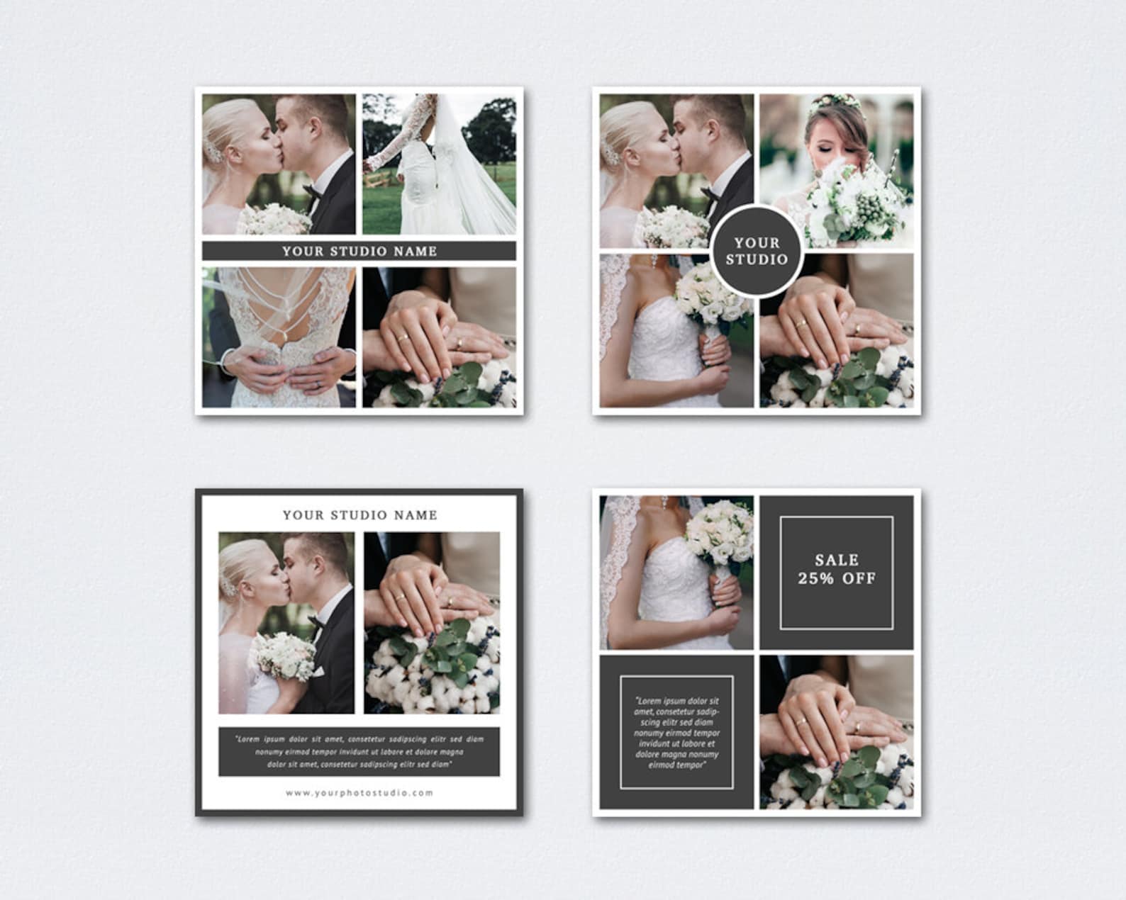 Social Media Templates Set 001 - 1080px X 1080px - Instagram Template ...