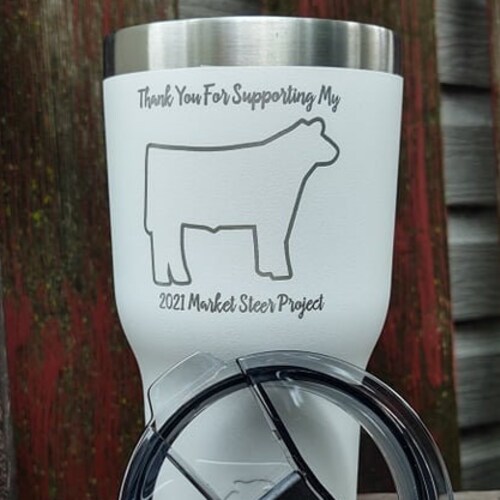Show Cattle Award Trophy Thank You Gift Custom Stainless - Etsy