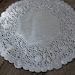 30/35/40/45 12 Silver Doily Charger Plate Metalic Lace Doily Paper ...