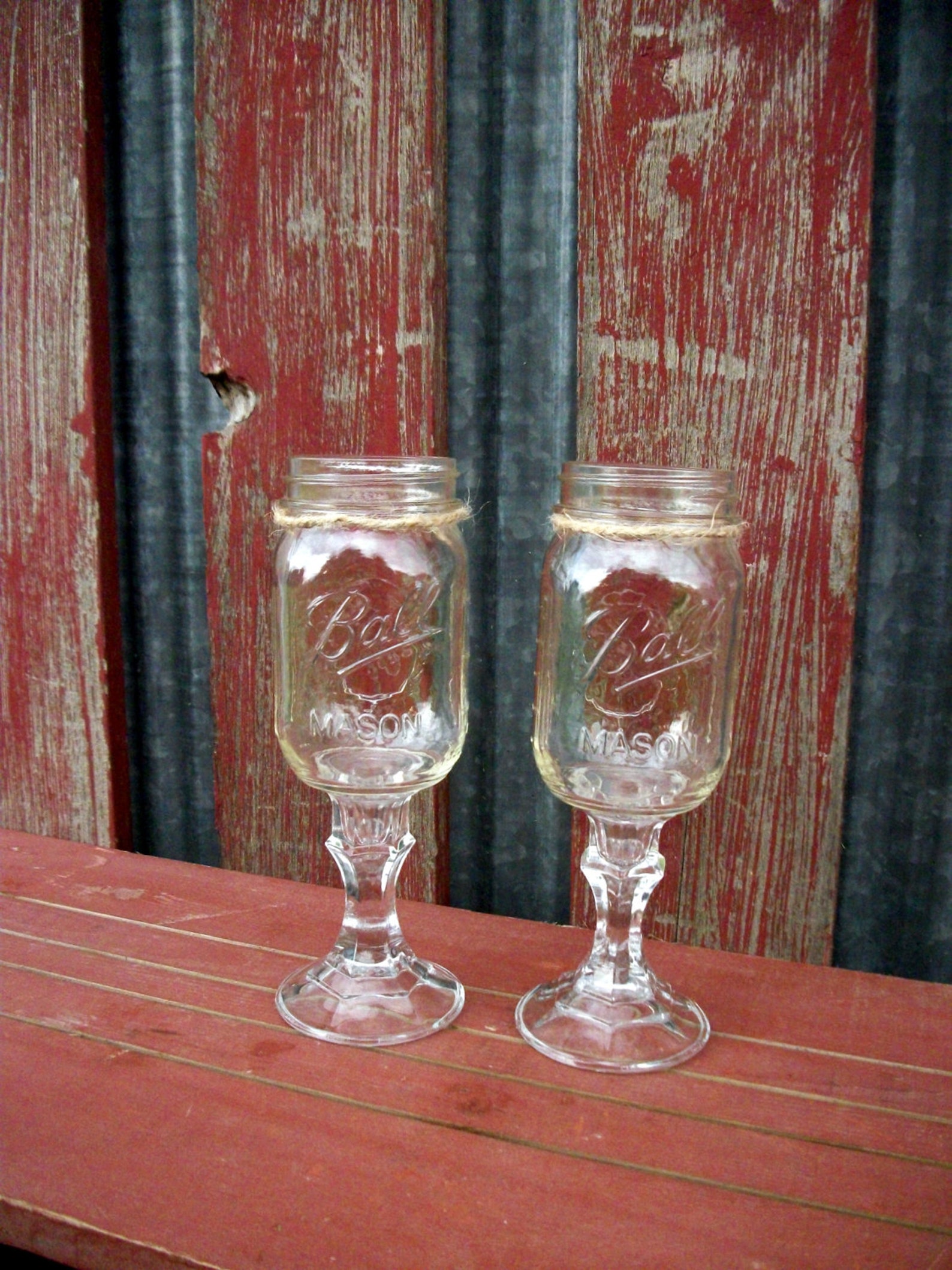 6 Redneck Wine Glasses | Redneck Wine Glass | Hillbilly Wine Glasses ...