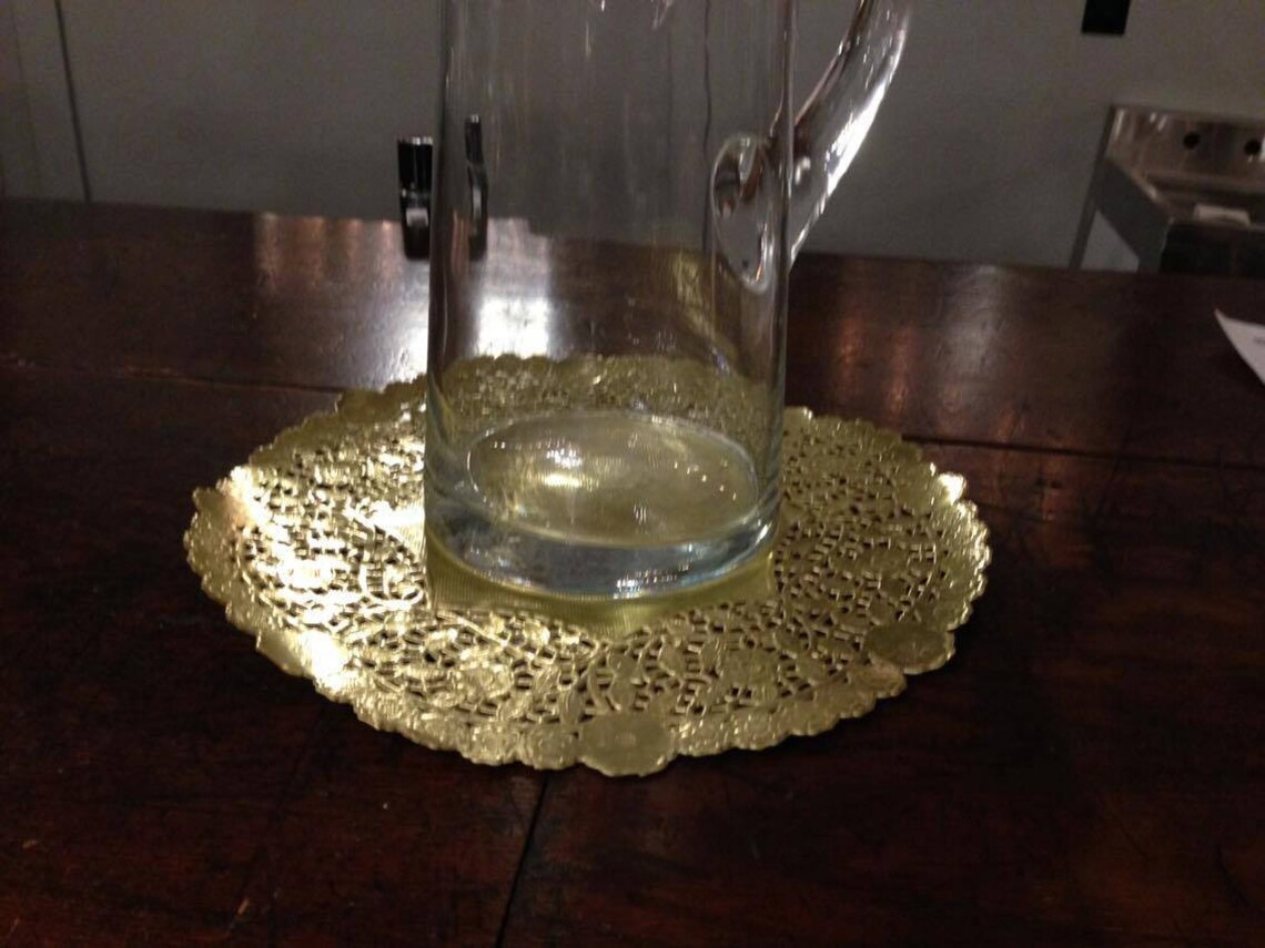 80 Gold Doily 12 Inch Gold Lace Foil Doilies Fancy - Etsy