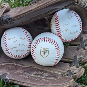 Baseball Team Signatures and Logo Personalized | Laser Engraved Team ...