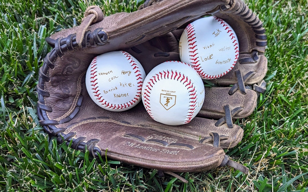 Baseball Team Signatures and Logo Personalized | Laser Engraved Team ...