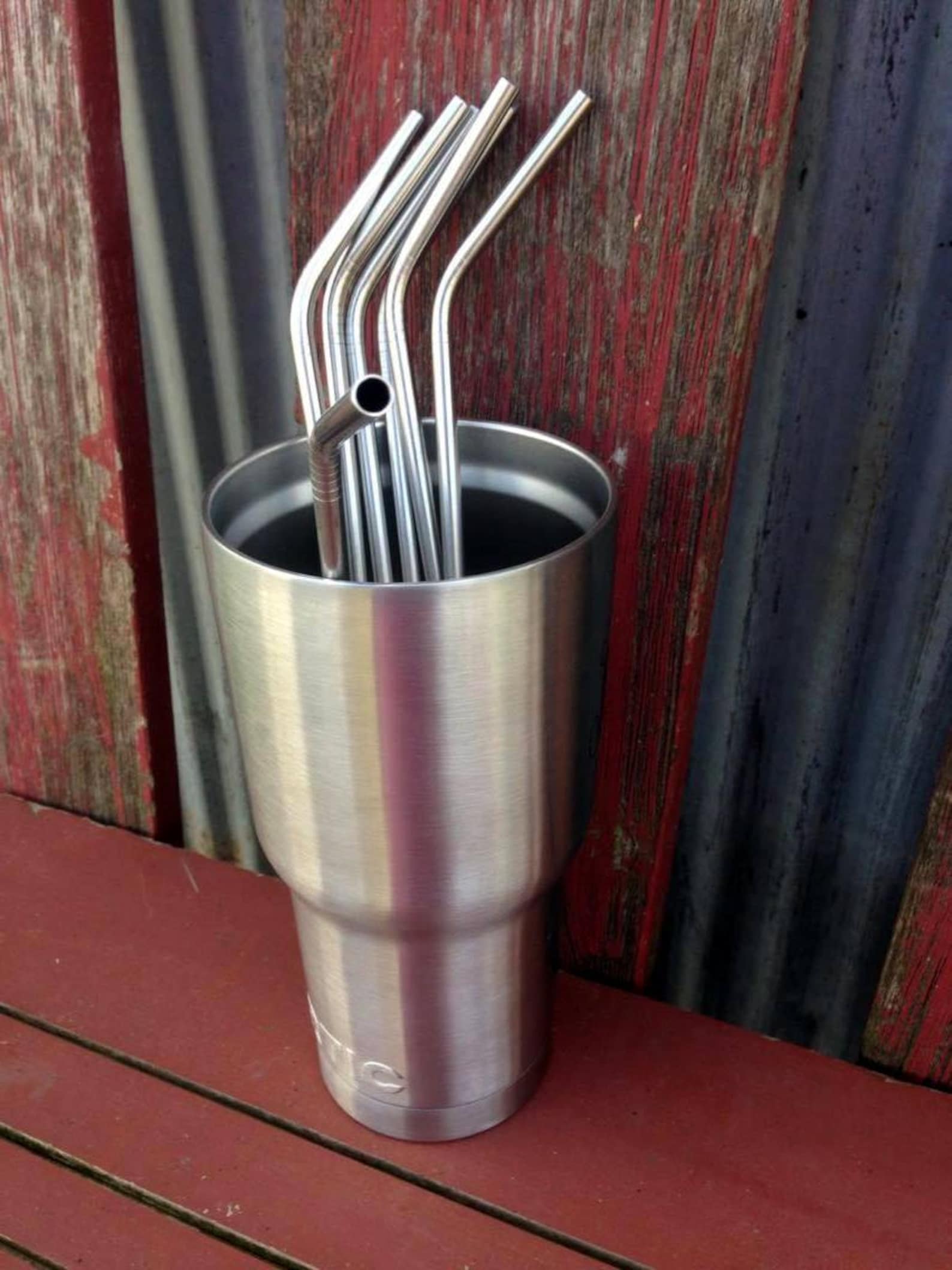 Stainless Steel Straw Set of 2 6mm Stainless Steel Straws | Etsy