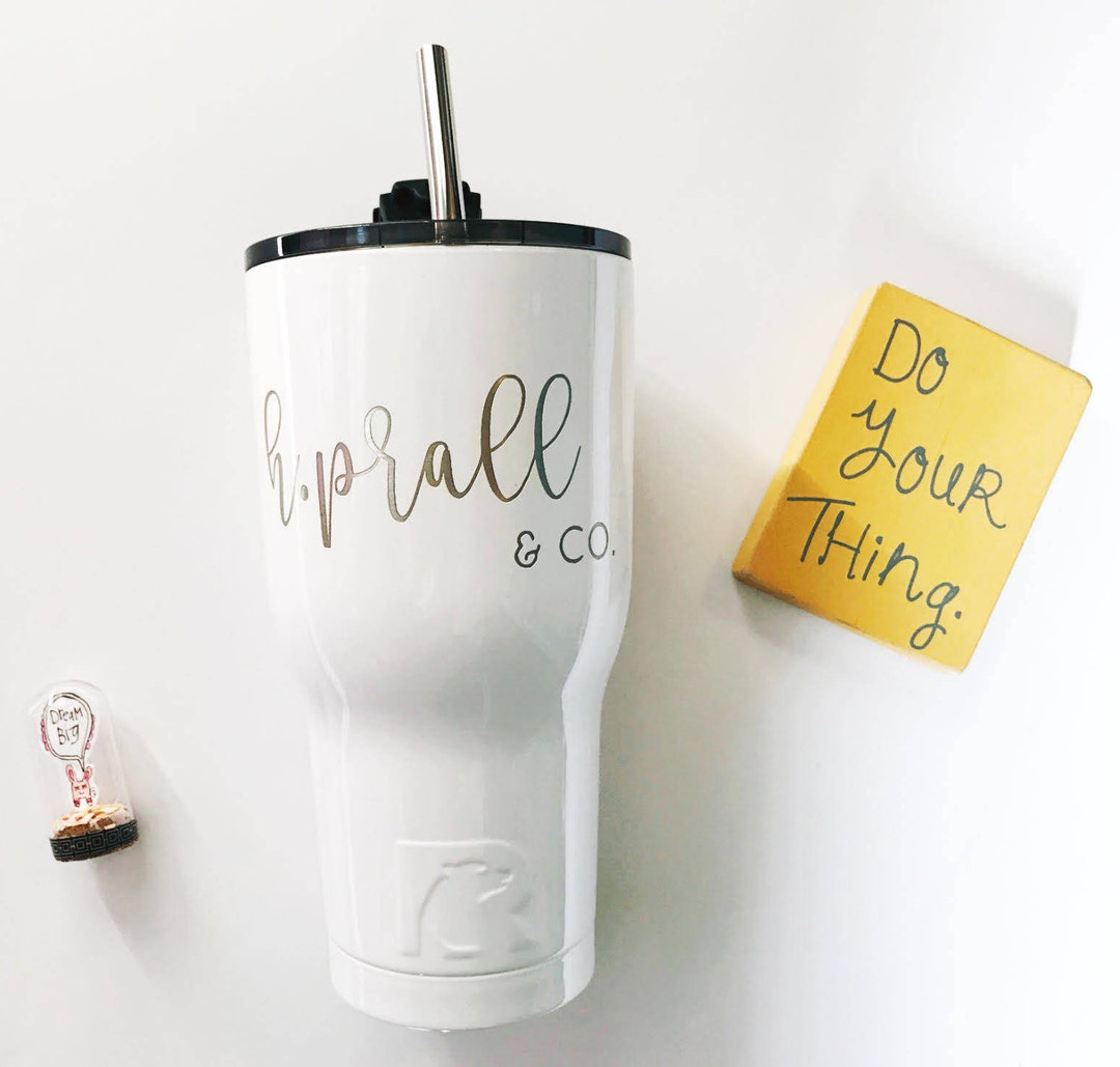 RTIC 30 Oz Cup Your Logo Logo Powdered Custom Etched Bridal Party Can ...