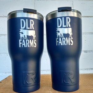 Custom Stainless Steel Tumbler RTIC | 20 or 30 Oz Double Walled RTIC ...