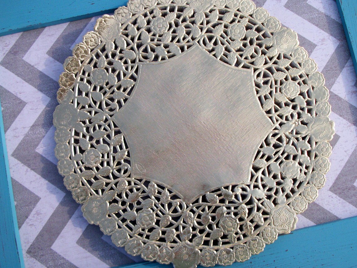 Gold Doily 10 Inch Gold Lace Foil Doilies Fancy - Etsy