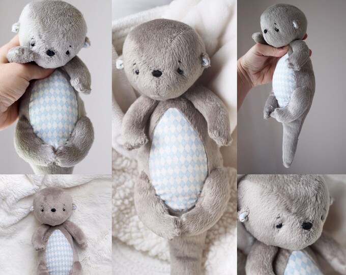 Stuffed Animal- Toy Otter - Tati Otter- Handmade Otter -made to Order ...