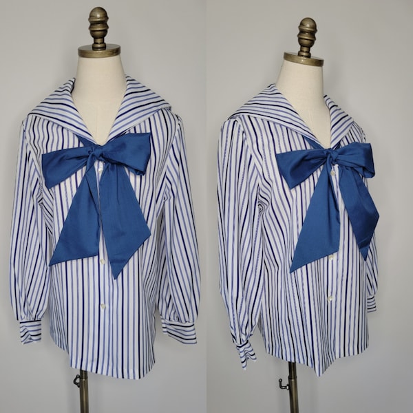 Sailor Collar Tops - Etsy