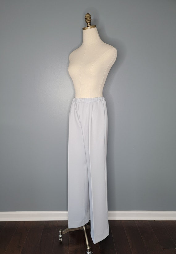 1970s Devon Light Blue Polyester Pants - Gem