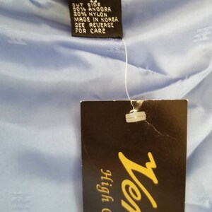 80s Venesha Angora Sweater Jacket Sapphire Blue Deadstock - Etsy