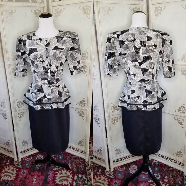 Robe peplum - Etsy France