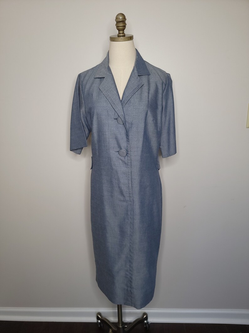 1960s Denim Dress Marcy Lee by Dallas - Etsy
