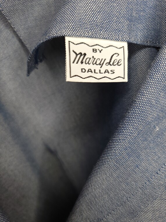 1960s Denim Dress Marcy Lee by Dallas - Gem