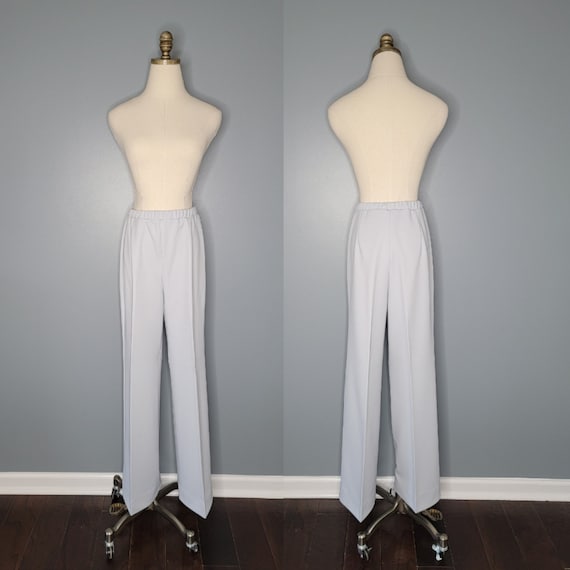 1970s Devon Light Blue Polyester Pants - Gem