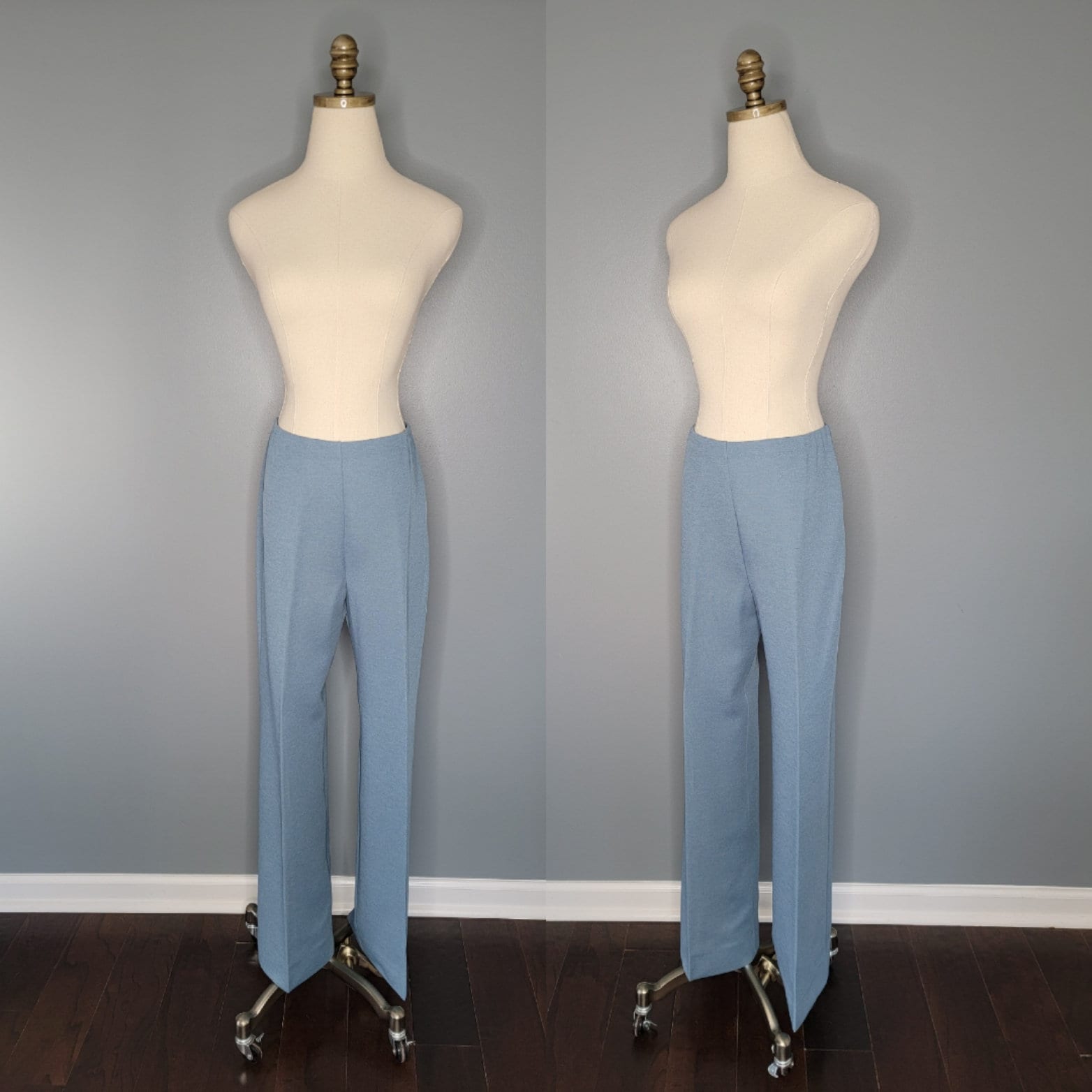 1970s Powder Blue Polyester Leisure Suit Set James Kenrob Dacron ...