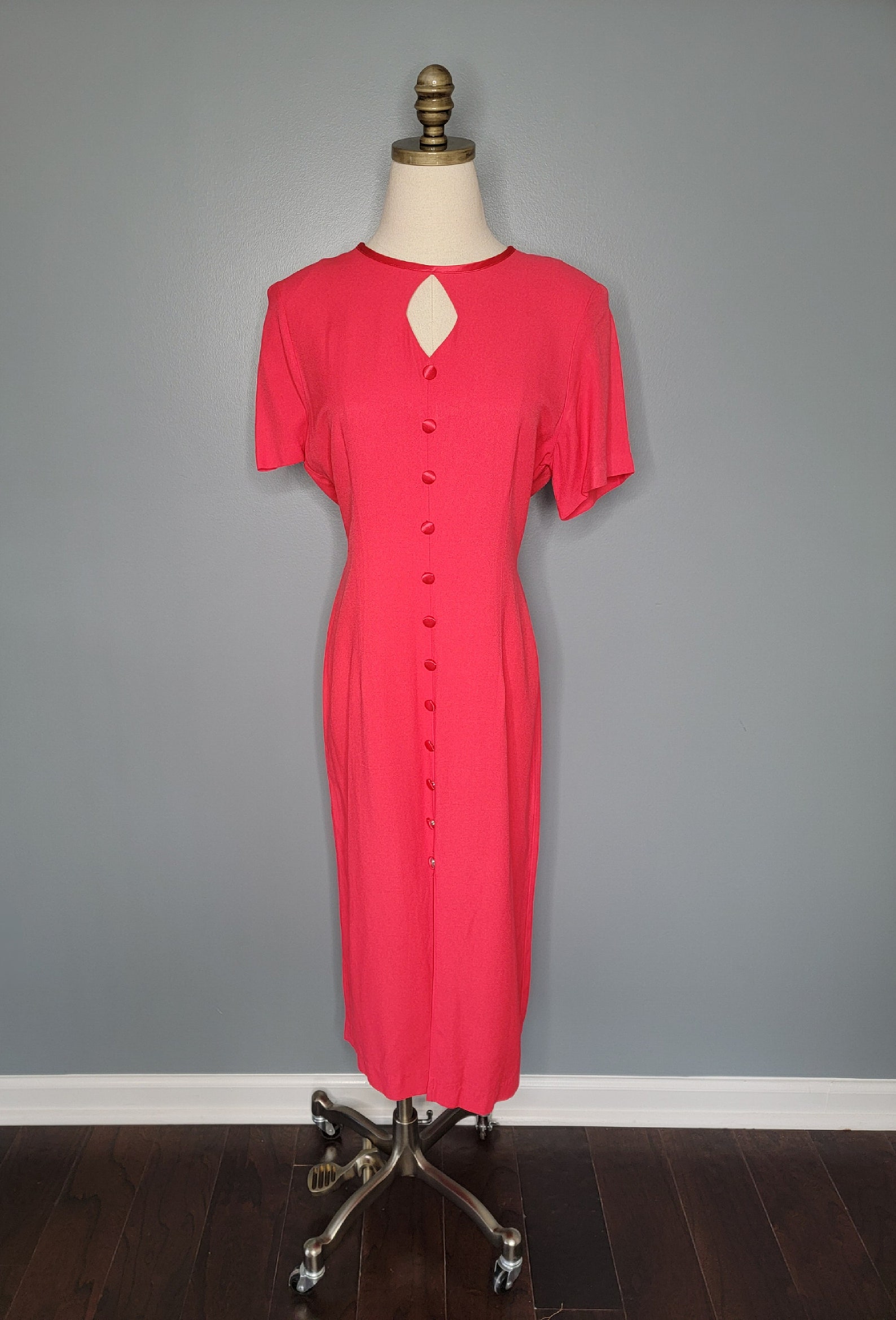 60s Jonathan Logan Petite Pink Dress - Etsy