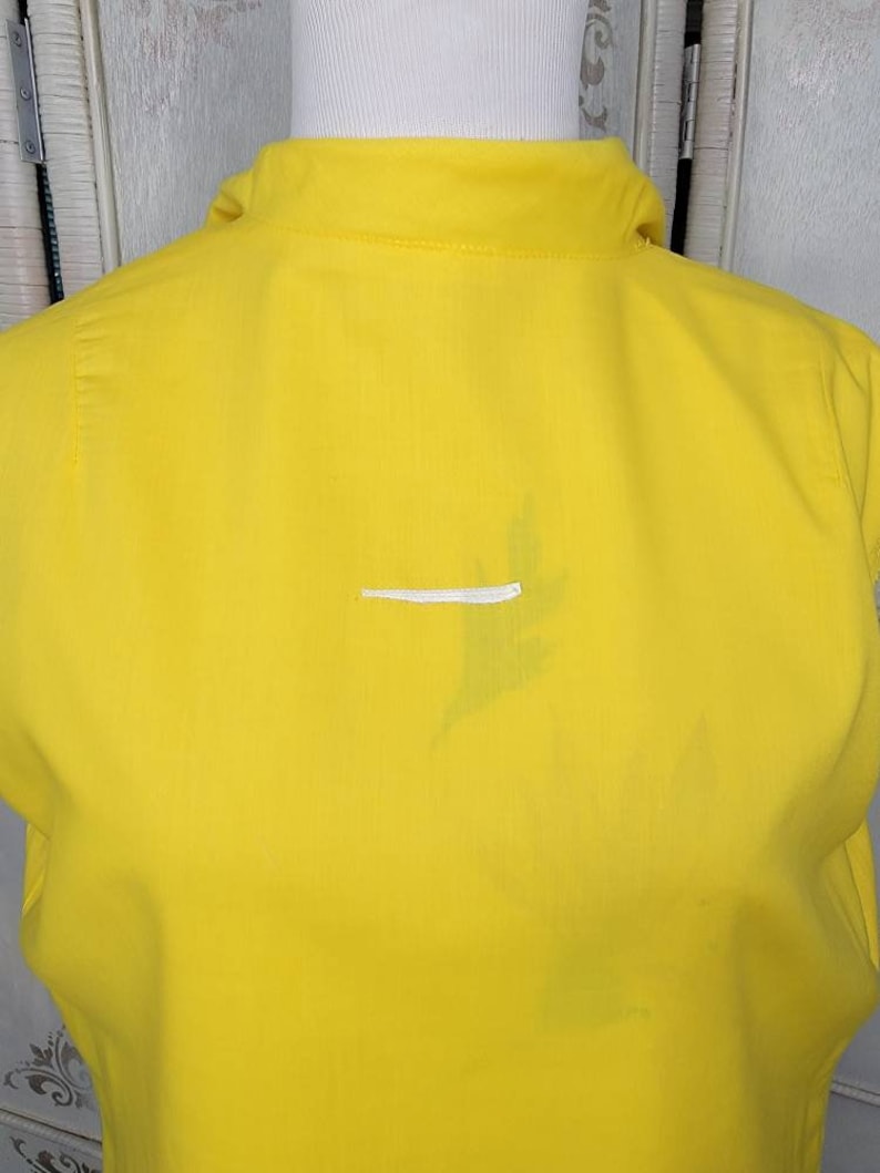70s Yellow Sunflower Duster - Etsy