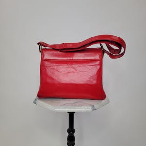 1960s Red Vinyl Purse Sixties Party Bright Red Shoulder Bag - Etsy