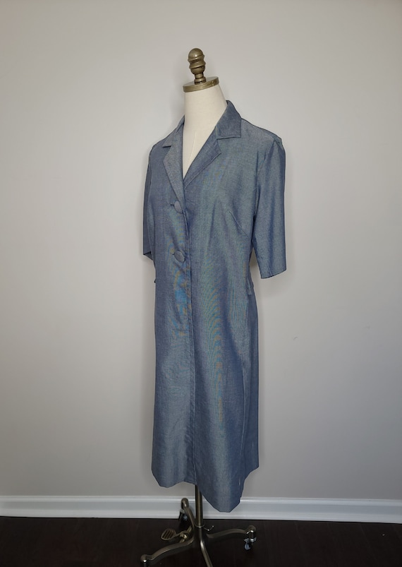 1960s Denim Dress Marcy Lee by Dallas - Gem