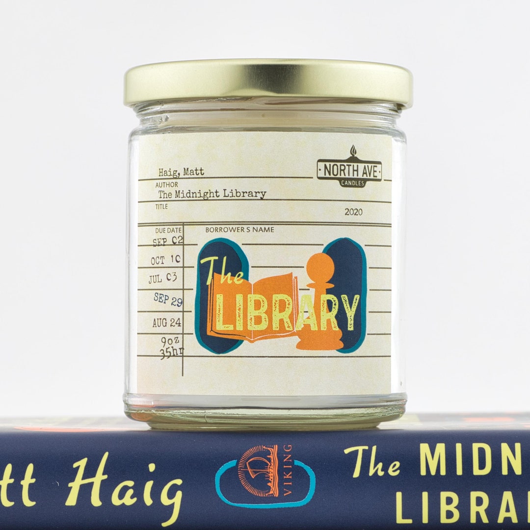 Midnight Library Scented Candle, Tobacco Leaf & Sandalwood, 9oz - Etsy