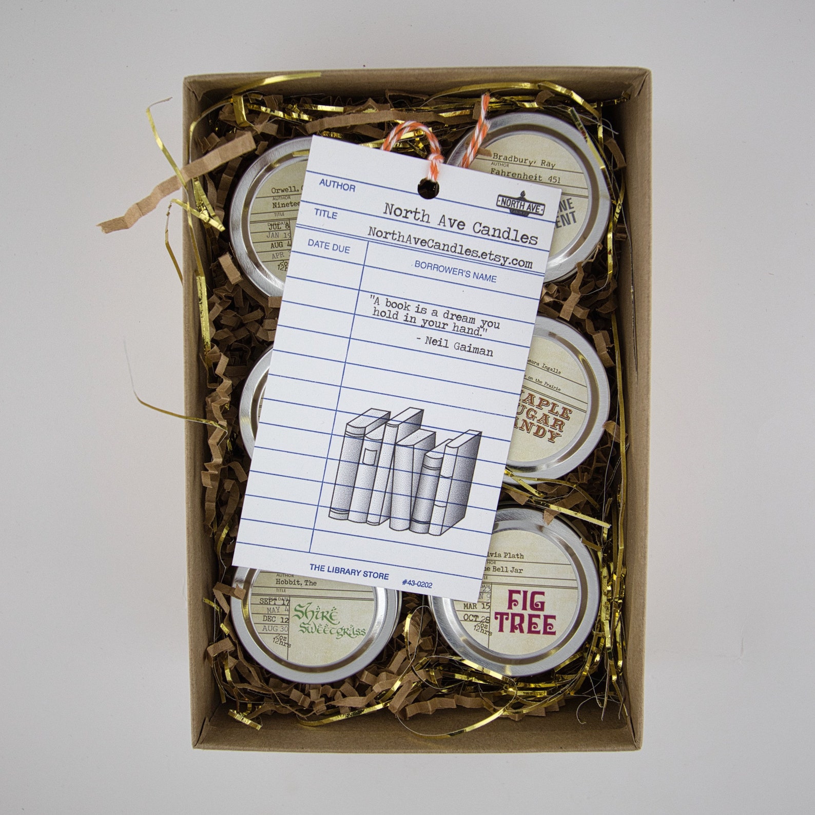 Required Reading Box Set / Book Themed Candles / Book Lovers - Etsy