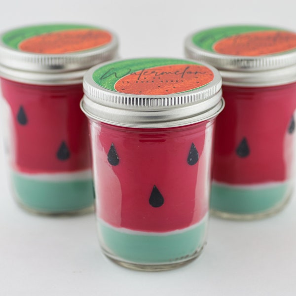 Watermelon Candle - Etsy