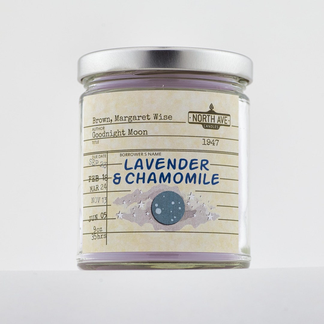 Lavender Chamomile / Goodnight Moon Candle / Lavender Candle / Book ...